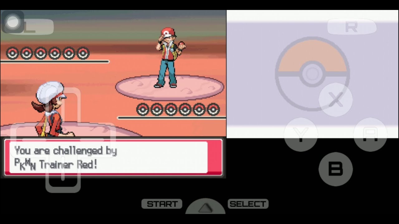 Moemon Heart of Gold (HeartGold ROM Hack) - Red Battle (with some ...