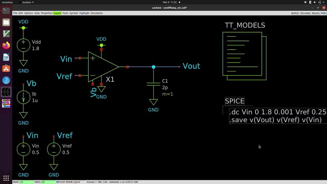 Xschem / Ngspice Nested DC Sweep Tutorial Including Exporting ...