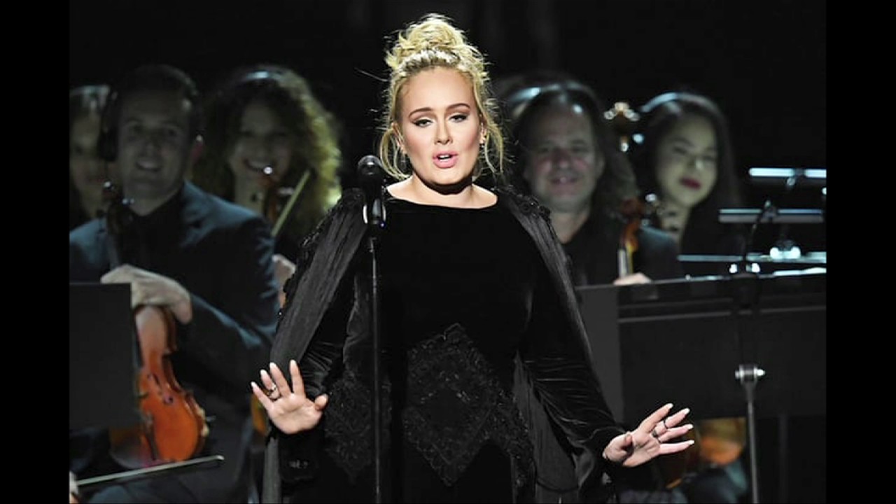 Adele "Fast Love" Grammys 2017 - YouTube