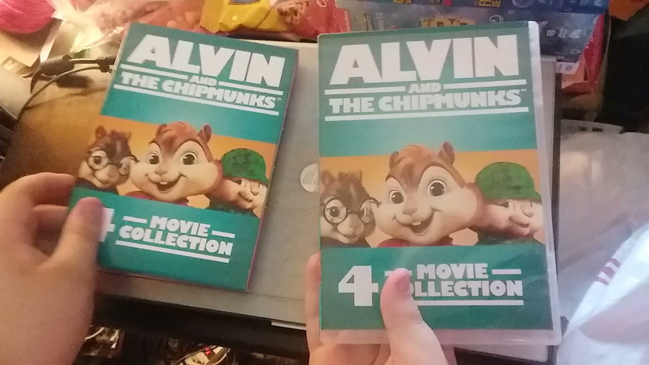 Alvin and the Chipmunks 4-Movie Collection DVD Unboxing (Newer Version ...