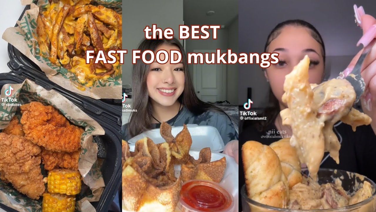 the BEST FAST FOOD mukbangs | TikTok compilation - YouTube