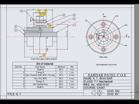 Create Number Balloons and Bill of Material in Layout of Assembly ...