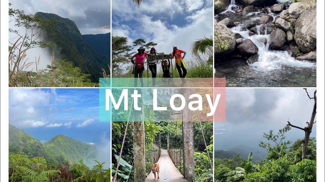 Hitting the peak of Mt. Loay - YouTube