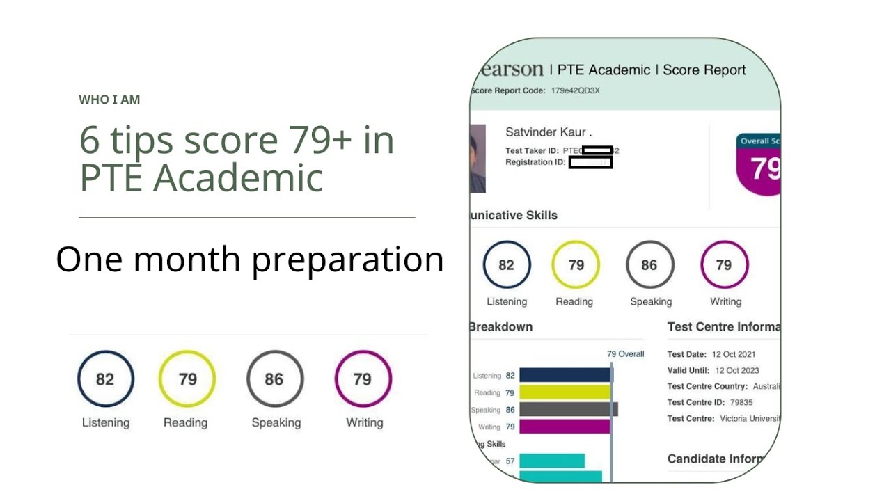 6 tips score 79+ in PTE Academic, template for 80 points - YouTube