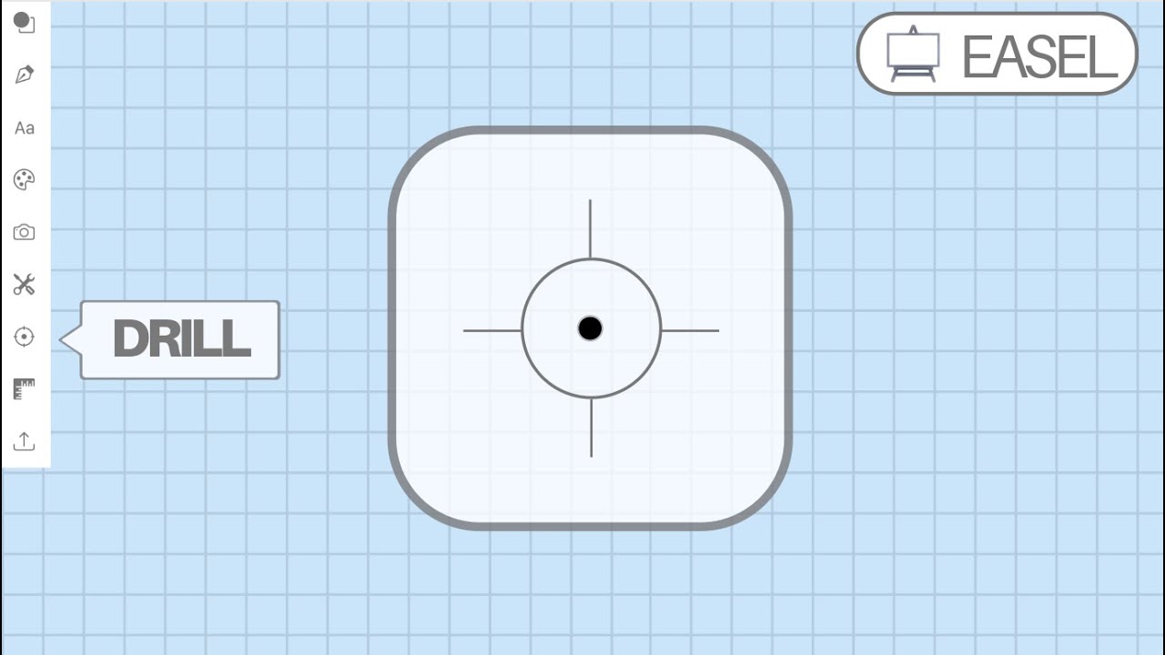 Easel Software: Drilling Holes - YouTube