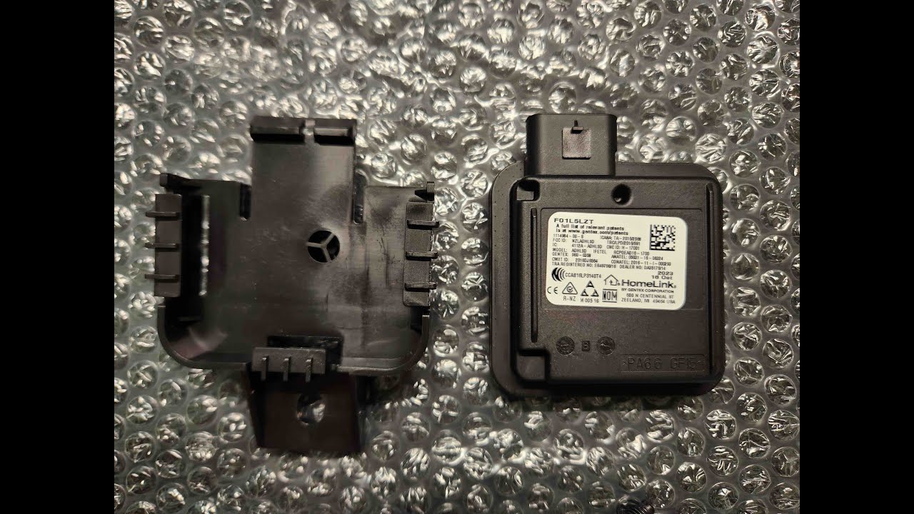 Tesla Homelink (Garage Door Opener) Installation - YouTube