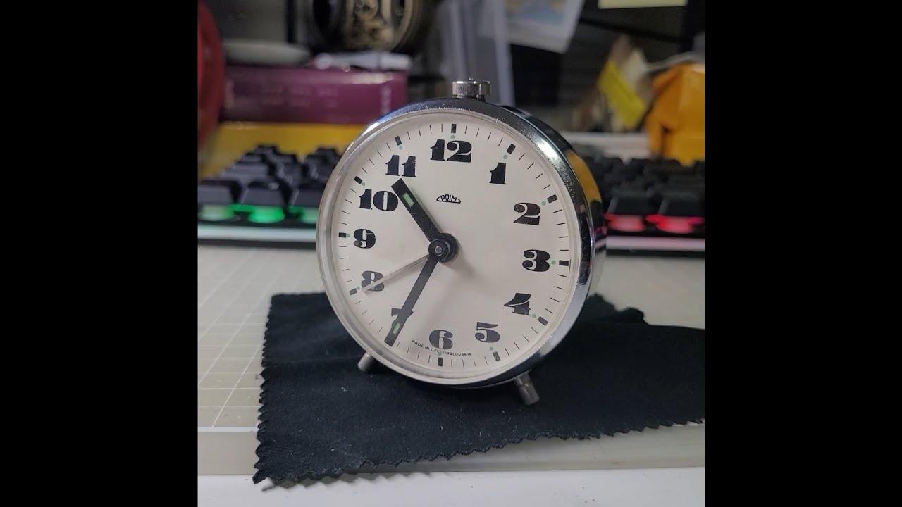 Prim Wind Up Alarm Clock and Balance Wheel Repair - YouTube