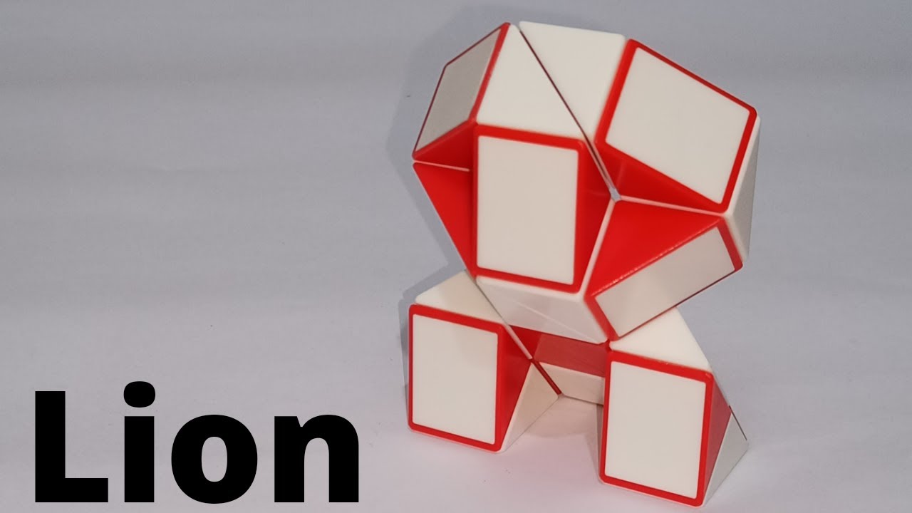 Make a Lion with Snake Cube - YouTube
