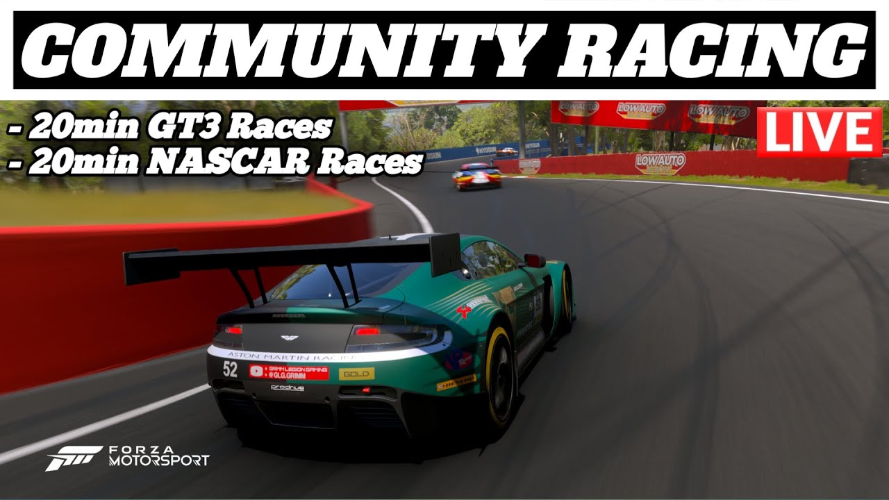 Forza Motorsport - Community GT3/NASCAR - YouTube