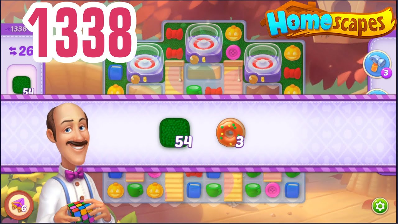 [ Playrix ] HomeScapes Level 1338 - Gameplay Walkthrough 🏠 - YouTube