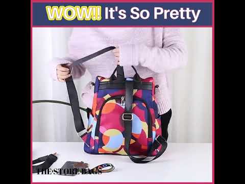 Women POABA Anti Theft Bag - YouTube