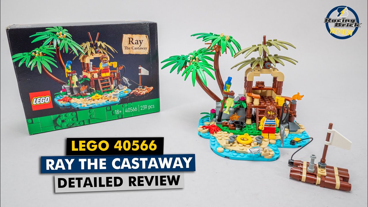 LEGO Ideas 40566 Ray the Castaway GWP set detailed review - YouTube