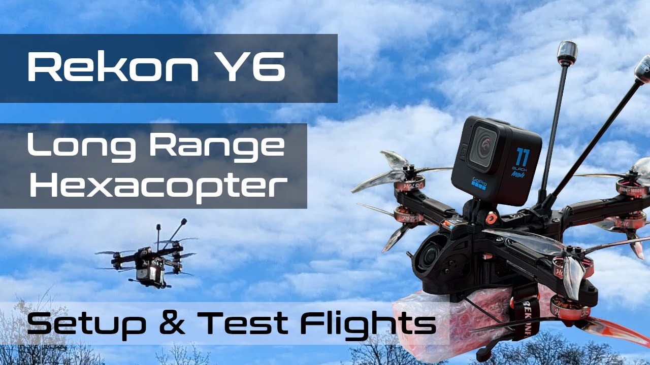 Rekon Y6 HGLRC | Unboxing and setting up the curious long range fpv ...