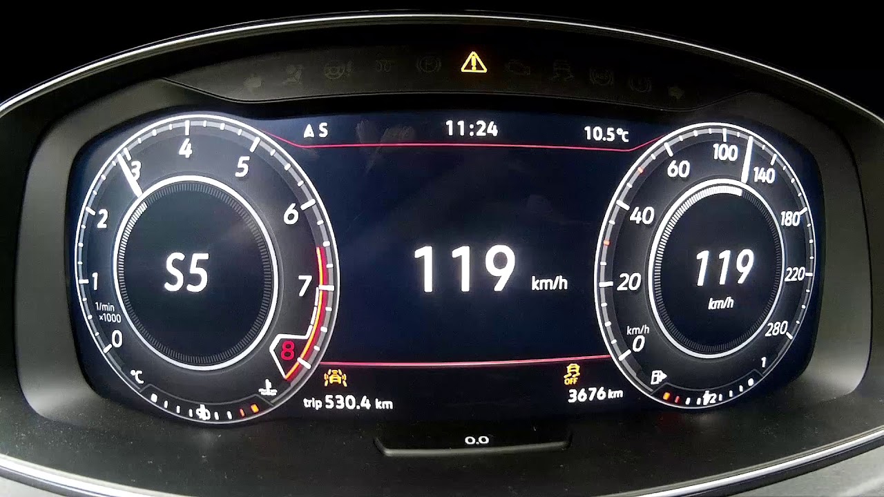 2017 VW Golf GTI Performance 245 HP Launch Control Acceleration - YouTube