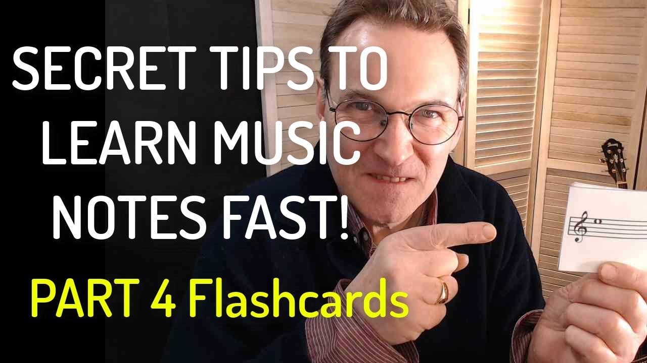 Secret Tips - How to Learn Music Notes Fast With Flash Cards - YouTube