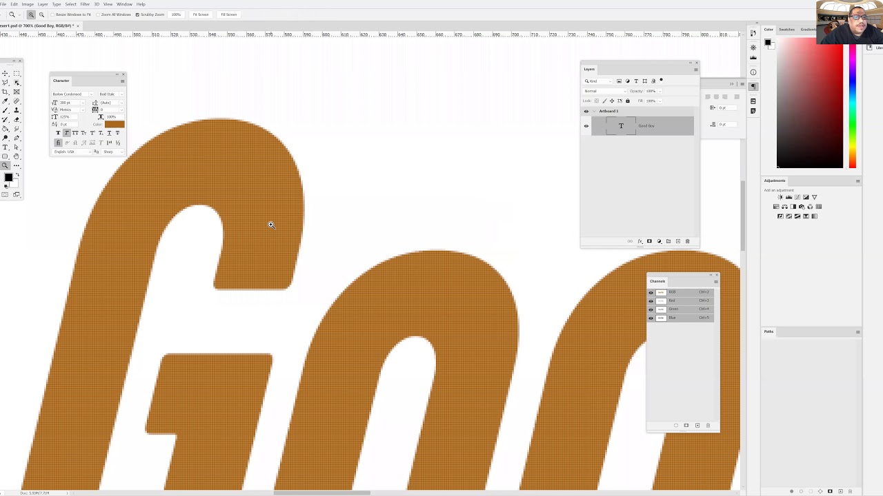 Adobe photoshop text tool part 1 - YouTube