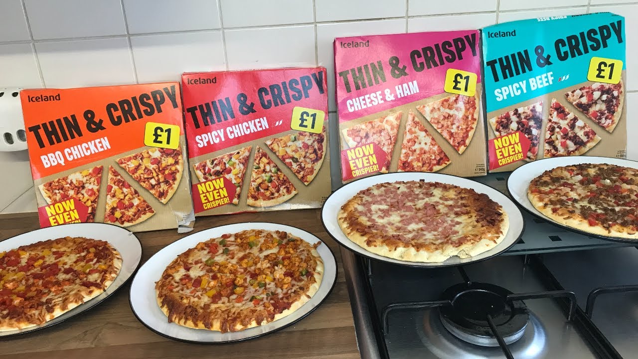 Iceland Own Brand pizza £1 - YouTube