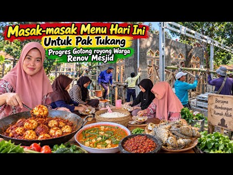 KEHIDUPANKU DI DESA | NIKMATNYA..! MASAK TELUR BUMBU BALADO MAKAN BARENG PAK TUKANG