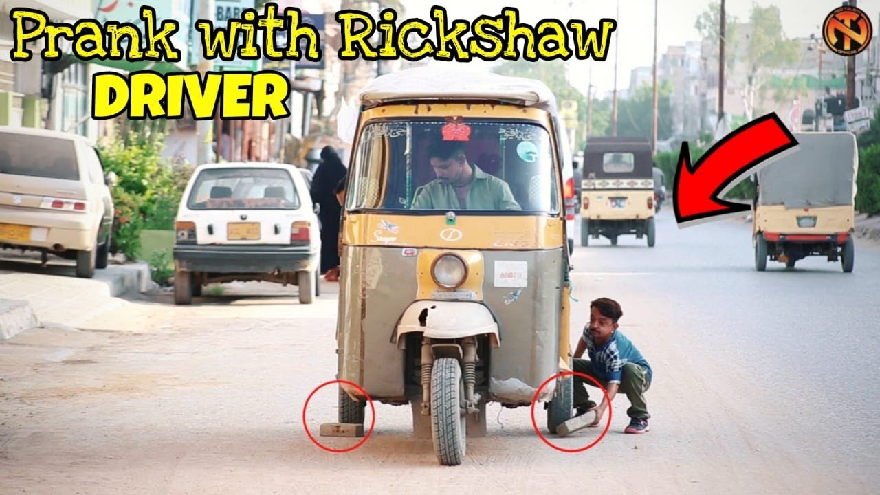 Prank With Rickshaw Driver - Funny Prank in Public - New Talent - YouTube
