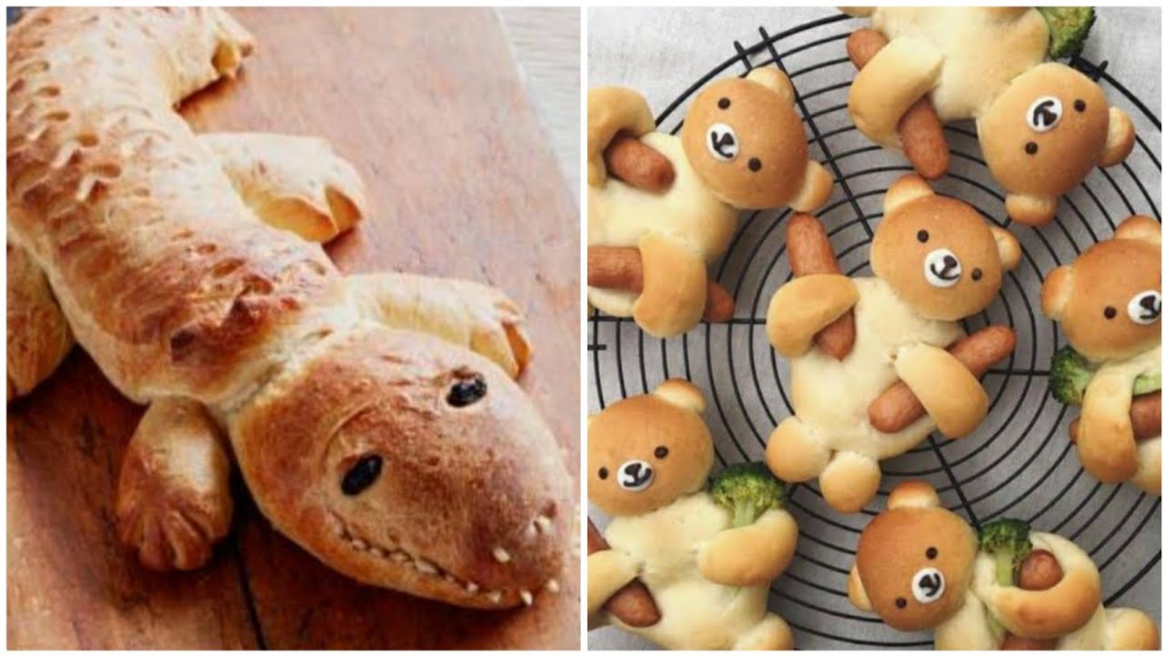 Cute breads || crazy art and fun - YouTube