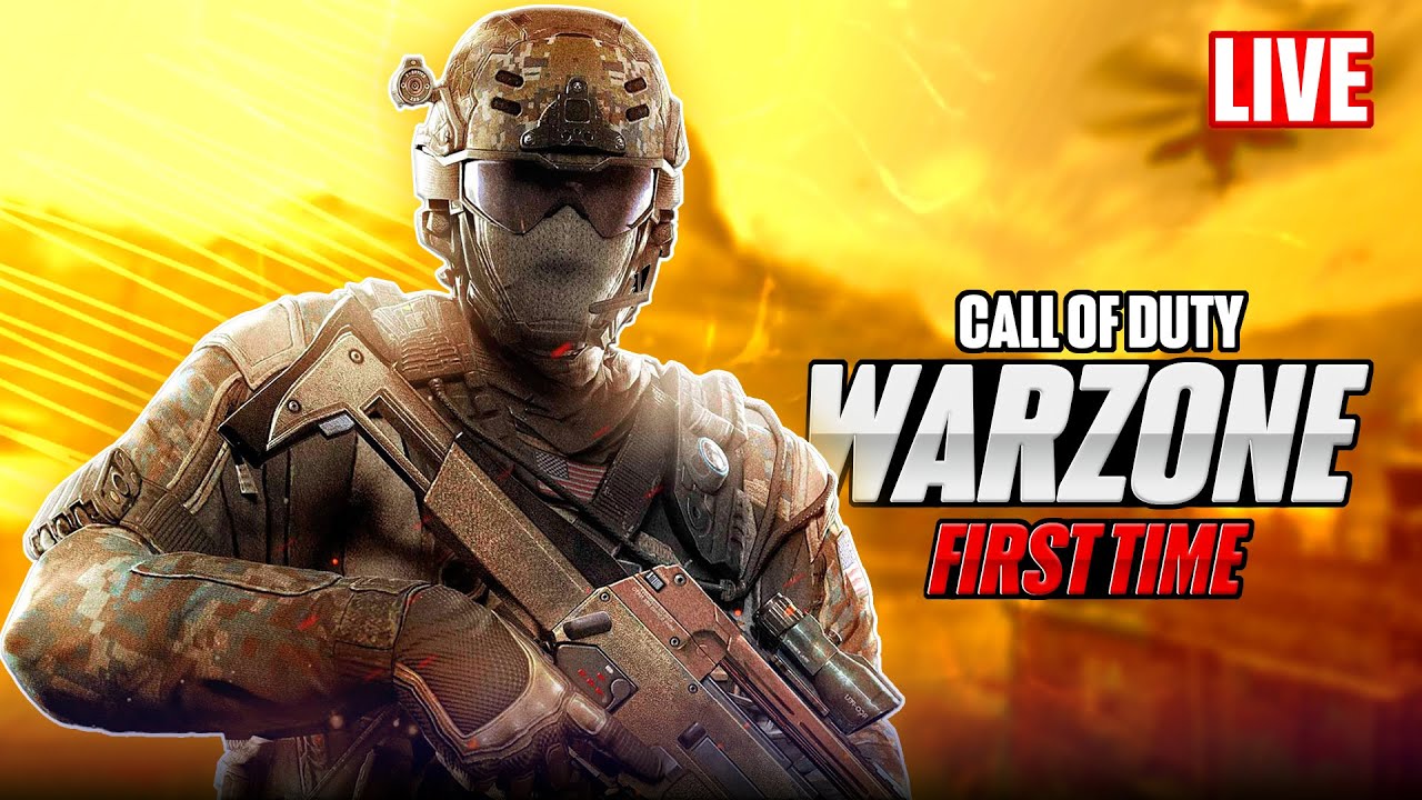 First Time Playing Warzone LIVE | Call of Duty: Warzone Gameplay - YouTube