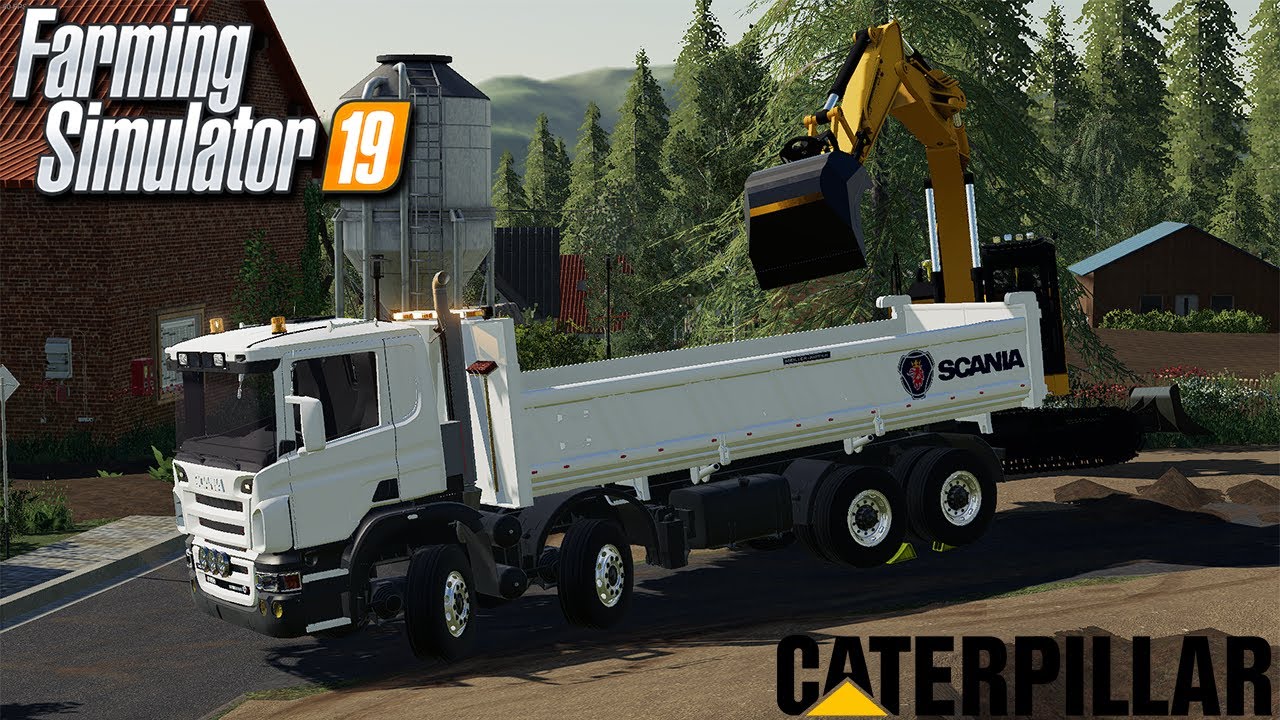 Public Works With New Caterpillar 314E ||FS19 MINING MODS - YouTube