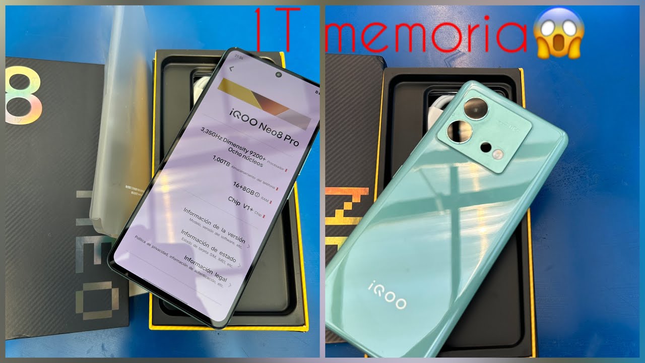 Unico en todo Centro America | Vivo Iq00 8 neo pro UNBOXING ...