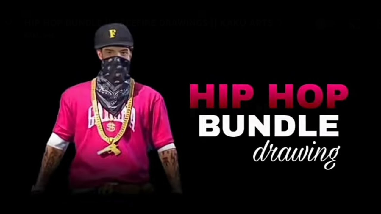 hip hop bundle 🎨😘 hip hop bundle drawing ff #ff #trending #hiphop - YouTube