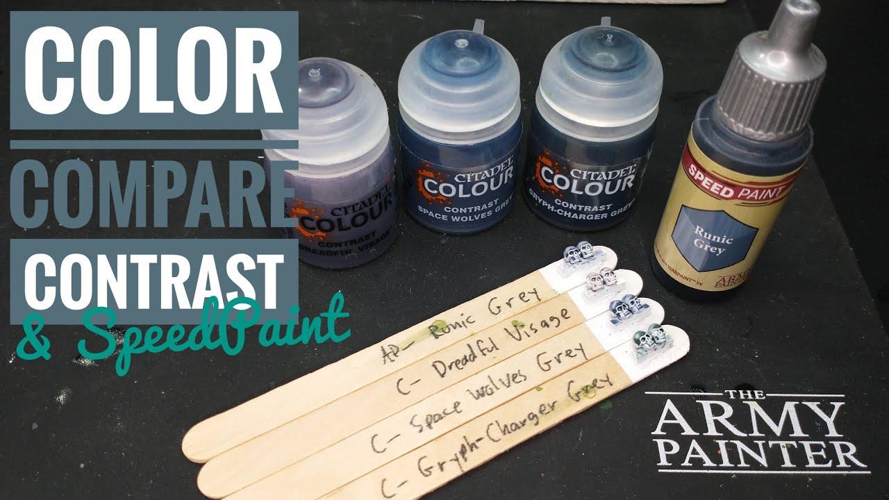 Color Compare: Off-Gray Contrast and SpeedPaint - YouTube