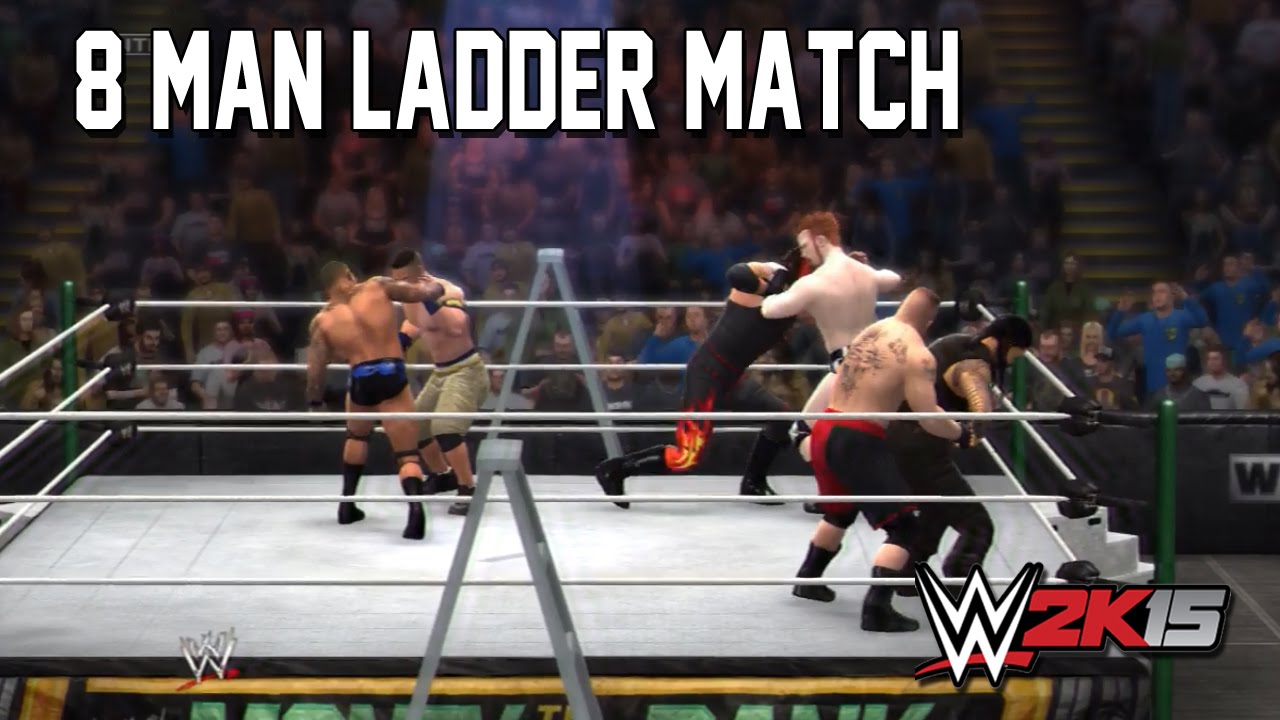 WWE 2K15: 8 Man Ladder Match (Ideas y conceptos) - YouTube