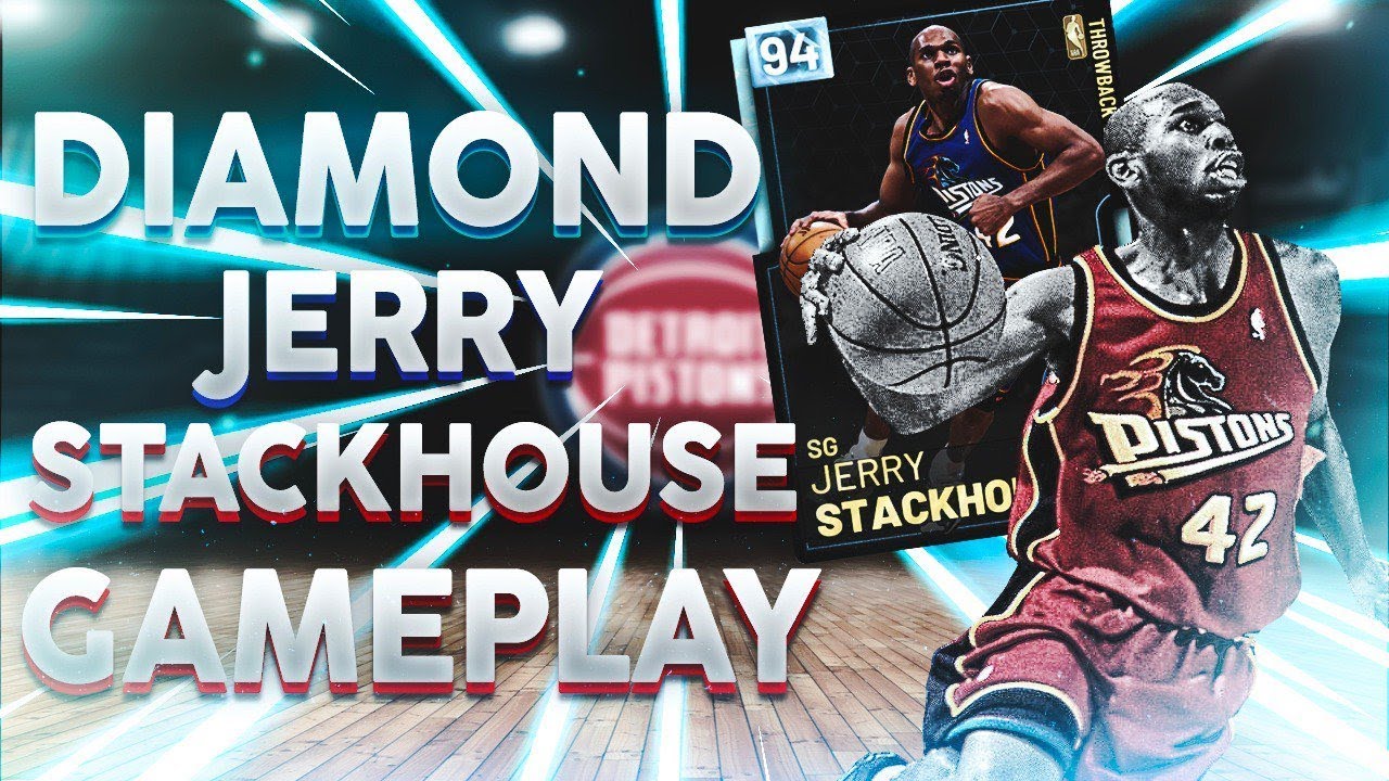 DIAMOND JERRY STACKHOUSE GAMEPLAY! THE MOST INSANE SHOT AT THE BUZZER ...