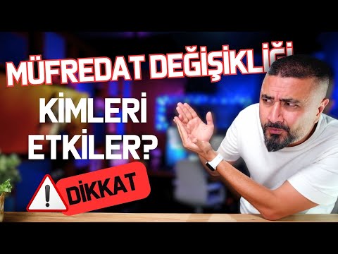 Müfredat değişikliği kimleri etkiler