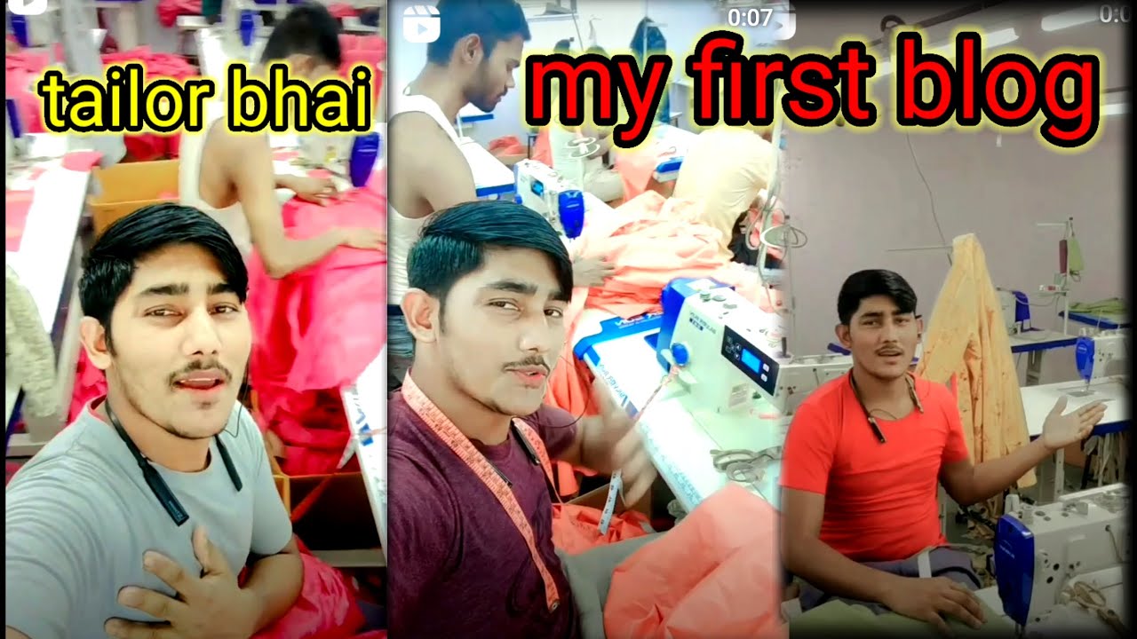 my first blogs l.my daily vlogs.l. my first blog tailor bhai Chhota Badshah vlogs 💯 v ...