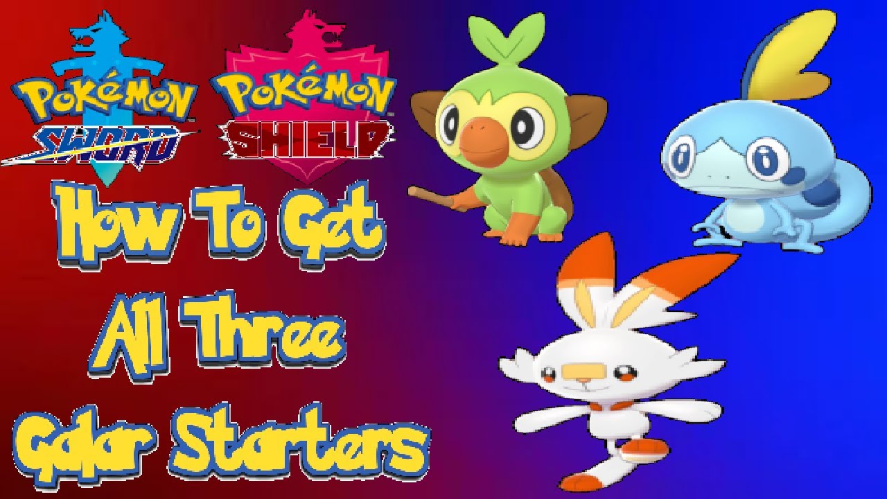 Pokemon Sword & Shield: How To Get All Galar Starters - YouTube