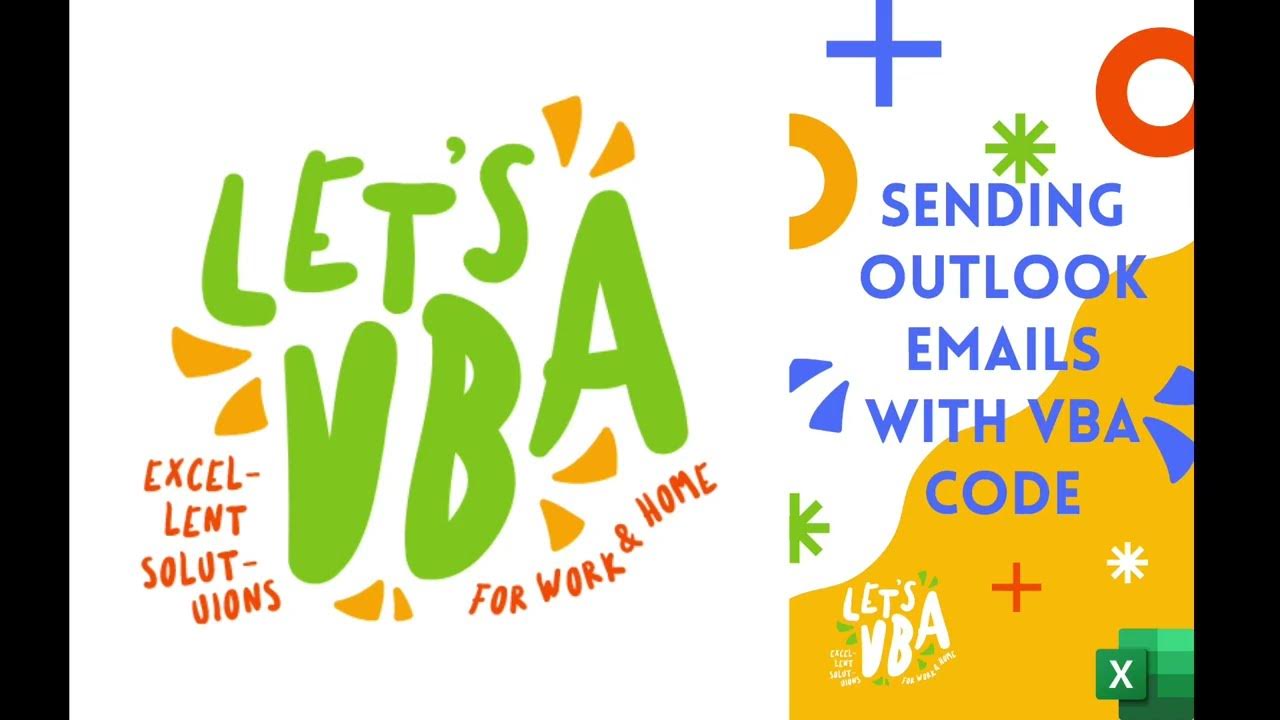 Microsoft Excel VBA - Sending Outlook Emails with VBA Code - YouTube
