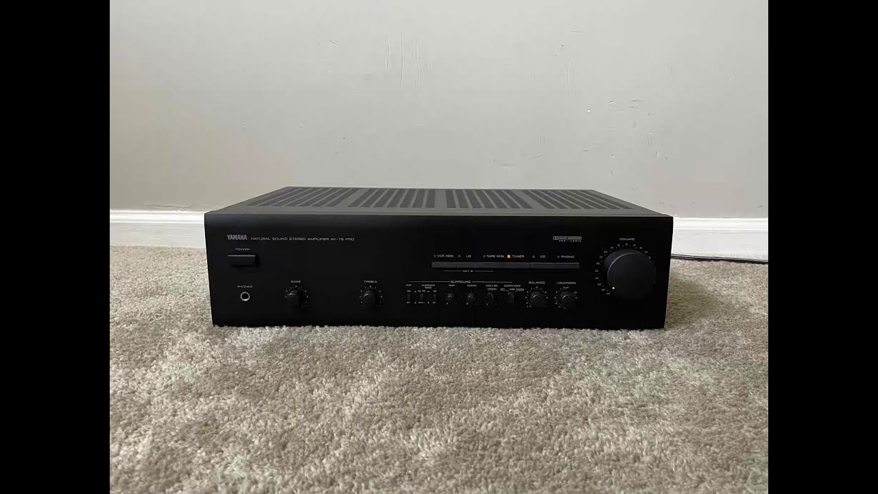 Yamaha AV-75 PRO Home Theater Surround Stereo Integrated Amplifier ...
