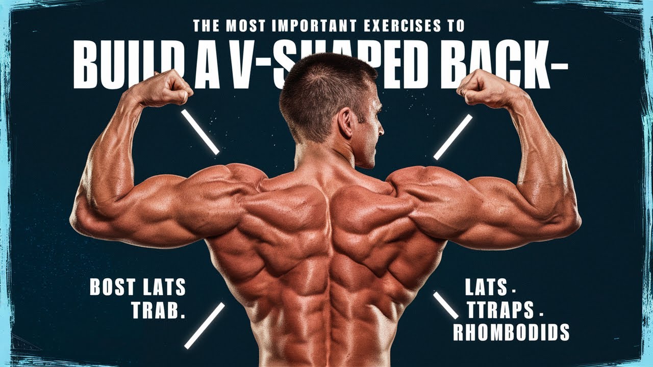 The Most Important Exercises To Build a V-Shaped Back! - YouTube