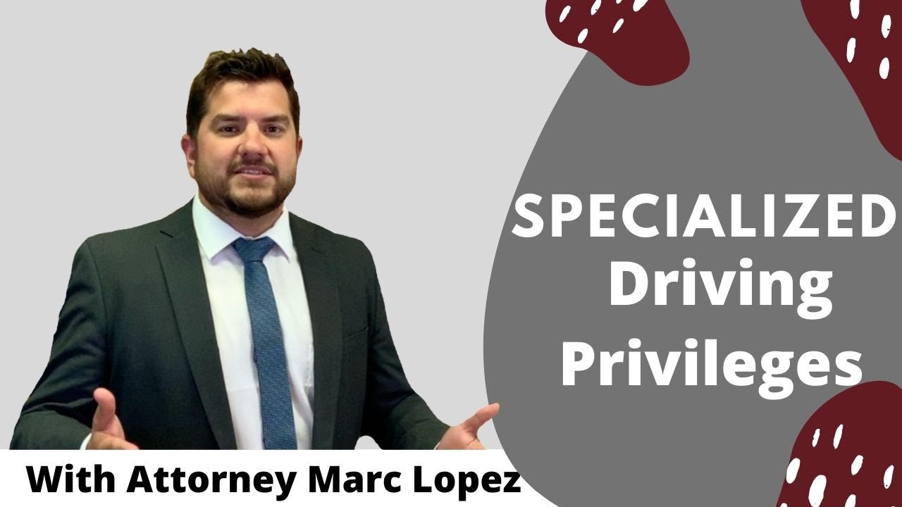 Specialized Driving Privileges - YouTube