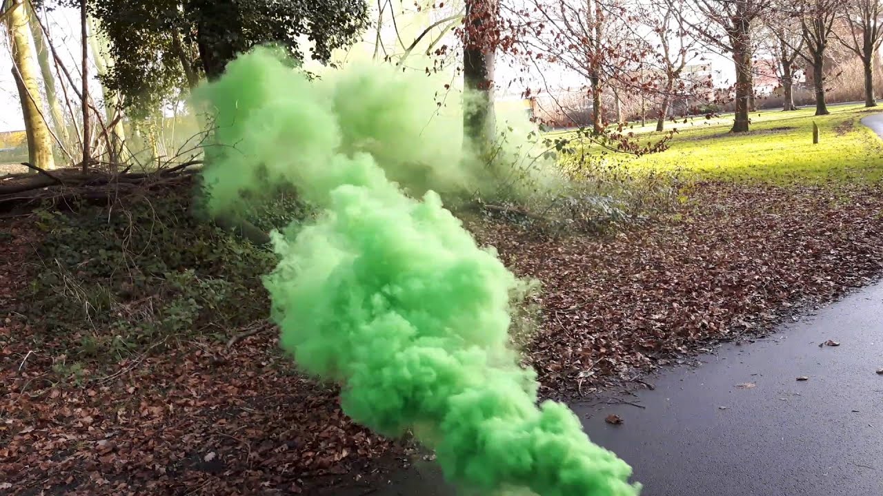 Green Smoke Bomb - YouTube
