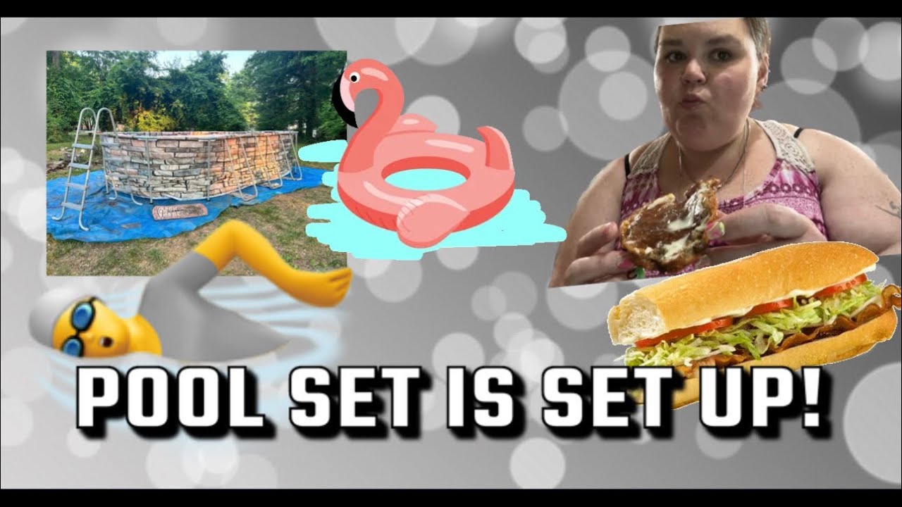 Operation Backyard Clean Up and Pool Set Up Done - Vlog - YouTube