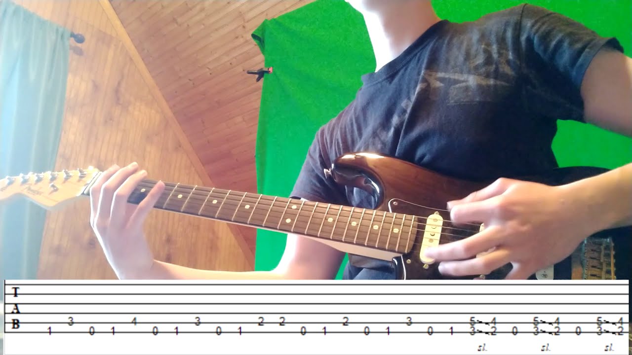 Metallica - Master of Puppets Main Riff (Guitar Tabs) - YouTube