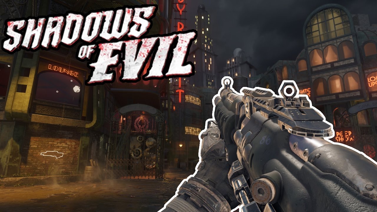'SHADOWS OF EVIL' WALL WEAPONS ONLY 50+ HIGH ROUNDS CHALLENGE! - BO3 ...