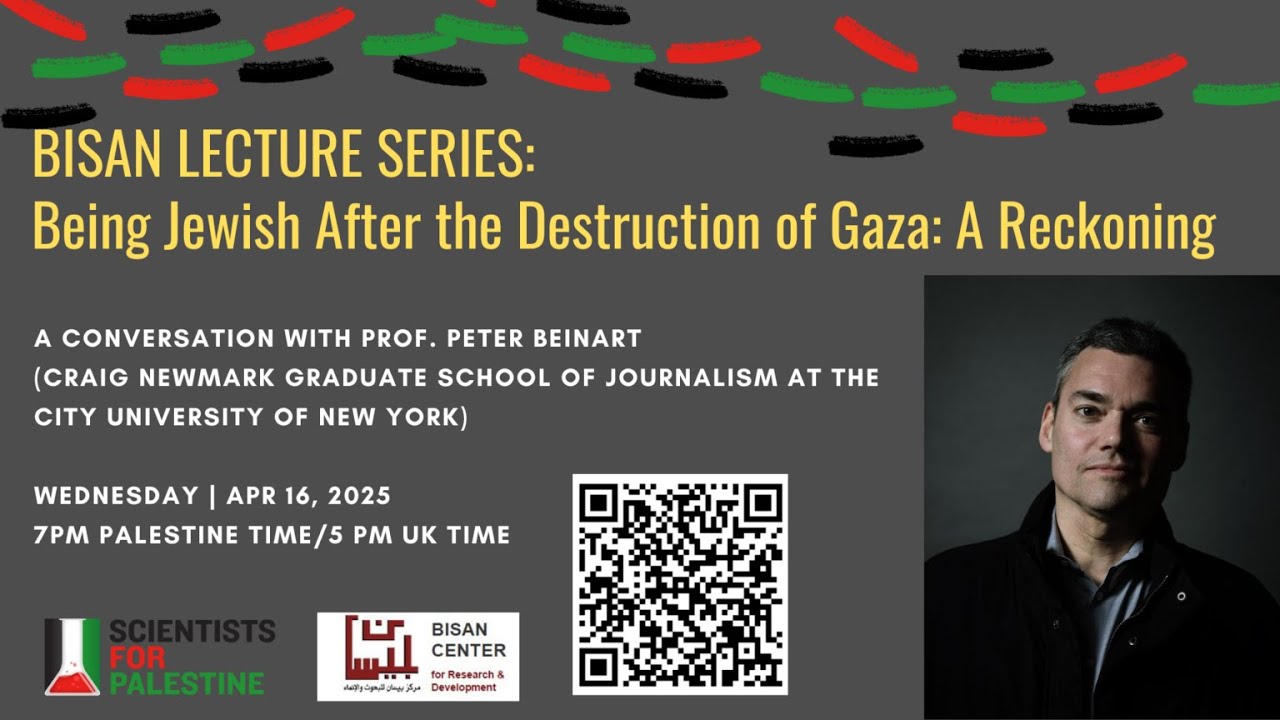 BLS - Peter Beinart - Being Jewish After the Destruction of Gaza: A ...