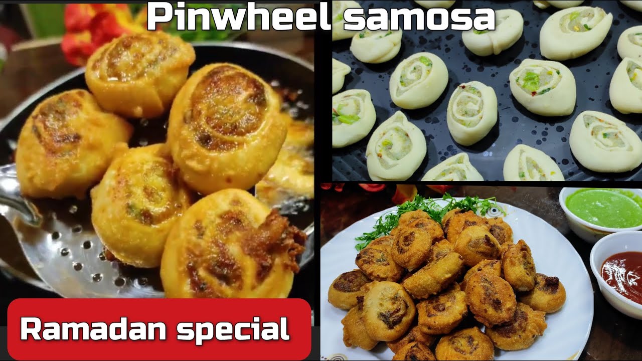Pinwheel samosa, pinwheel samosa baked, pinwheel samosa recipes, aloo ...