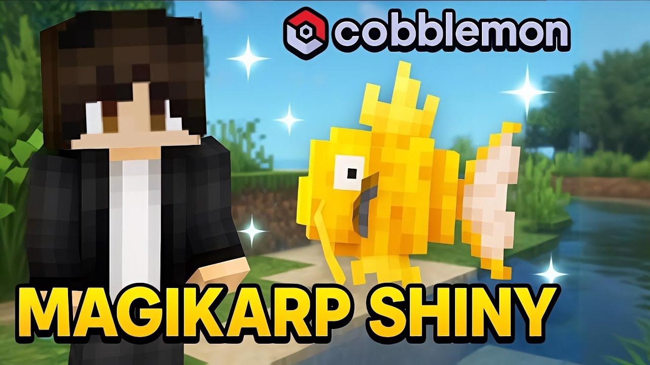 Peguei UM MAGIKARP Shiny no Minecraft Cobblemon! - YouTube