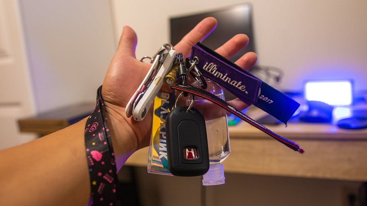 My EPIC Everyday Carry Keychain Setup Summer 2020 - YouTube