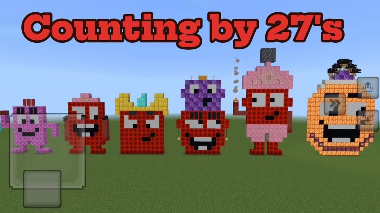 Maheer's counting by 27's in Minecraft - YouTube