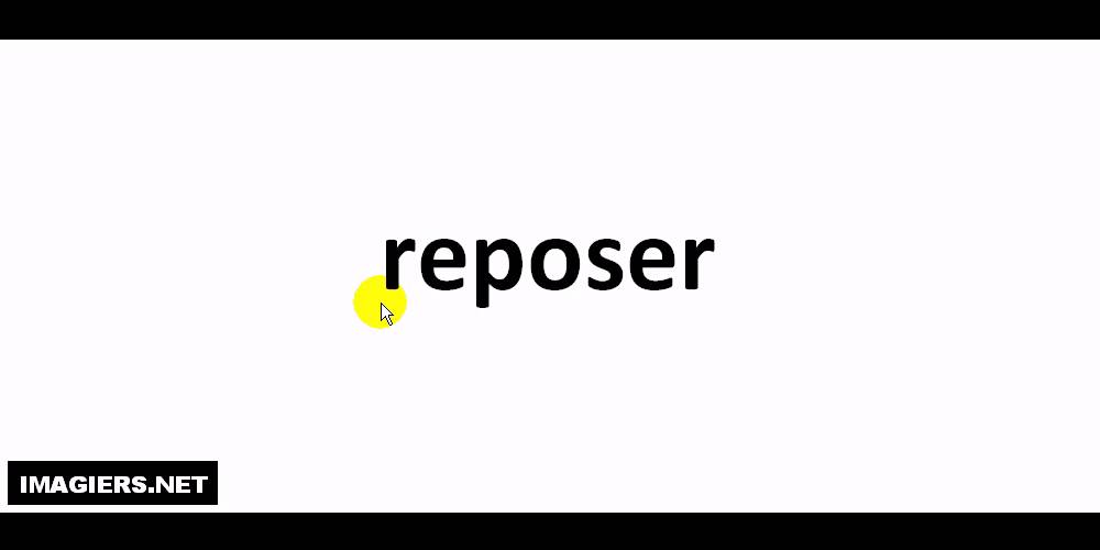French pronunciation = reposer - YouTube