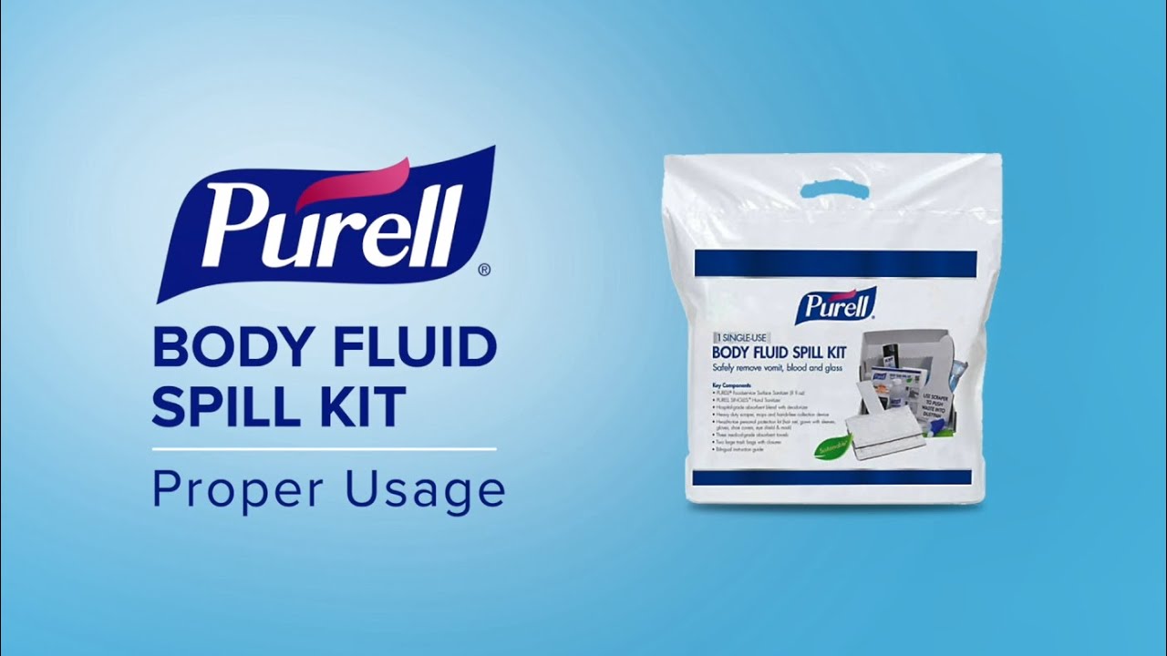 How to Use PURELL™ Sustainable Body Fluid Spill Kit - YouTube