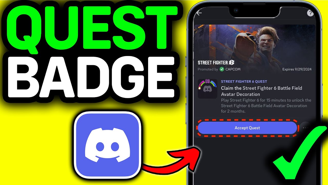 UPDATED 2026! How To Get Completed A Quest Badge In Discord Mobile ...